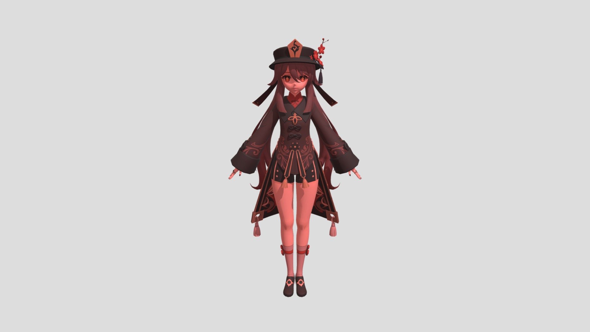 Genshin Impact Hu Tao - Download Free 3D model by Tigerar1 ...