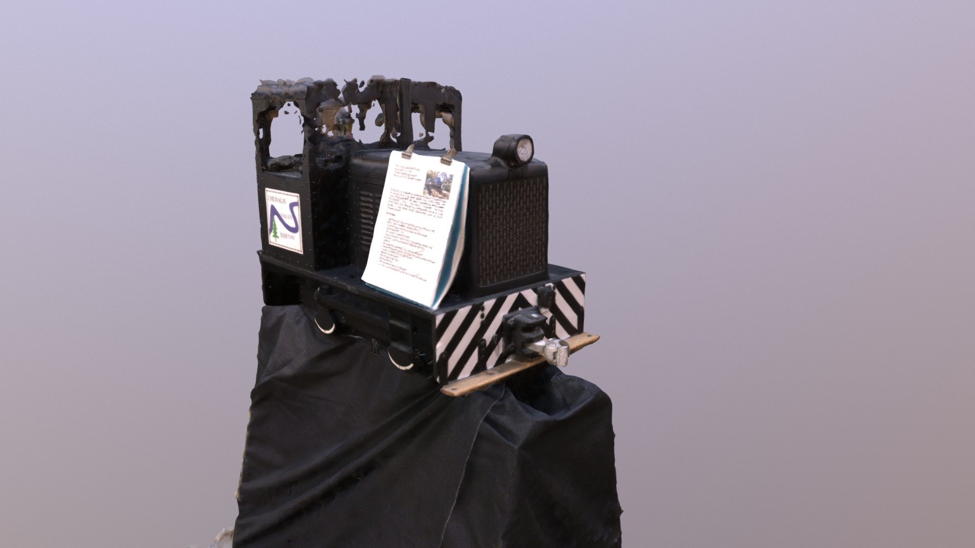 Black Diesel Train - 3D model by peter54 [1a2f8cd] - Sketchfab