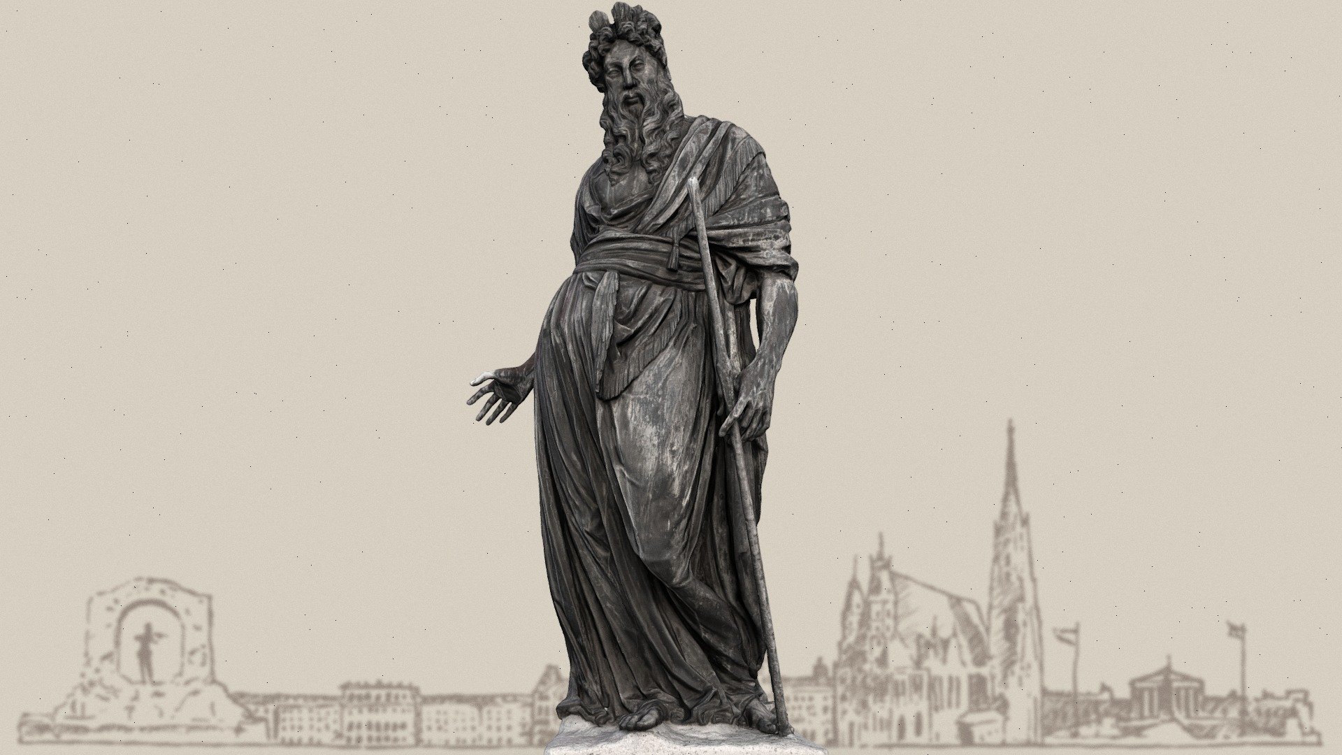 Moses - Download Free 3D model by noe-3d.at (@www.noe-3d.at) [1a30202 ...