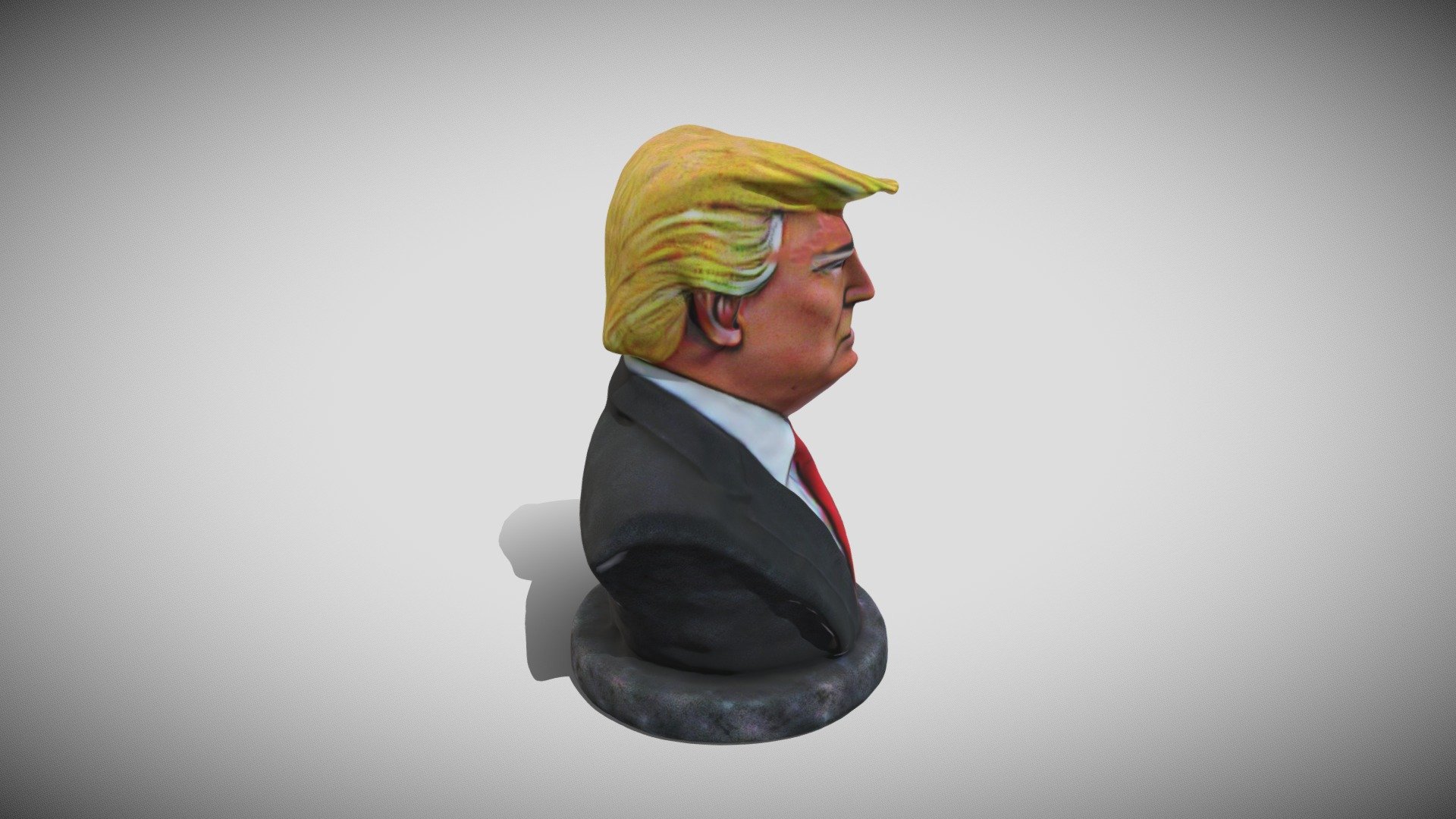 Donald Trump bust - Download Free 3D model by Dominic Baker (@Domuk ...