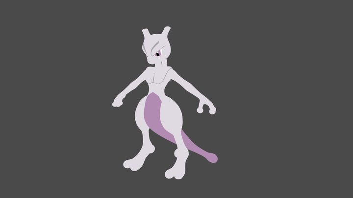 Mewtwo 3D models - Sketchfab