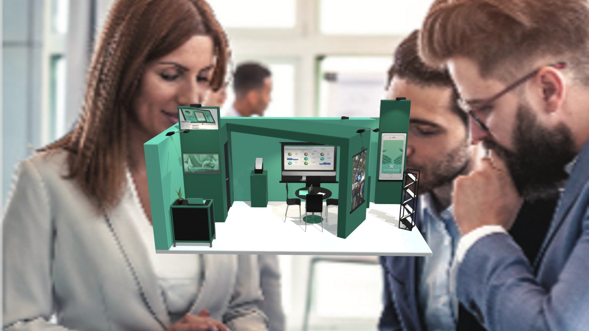 Vivolead Virtual Stand - Download Free 3D model by Global Expo Stand ...