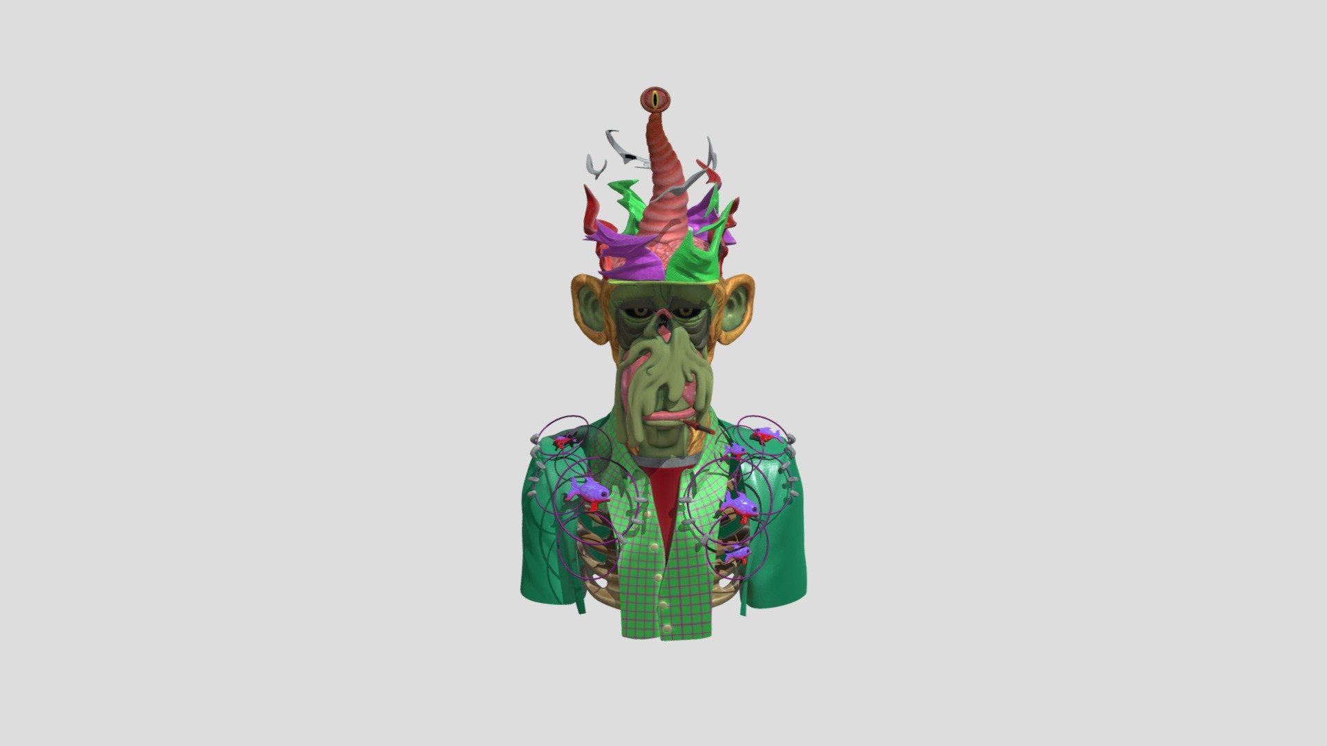Bored Ape AR - 3D model by Goopy Technology (@goopyio) [1a3378b ...