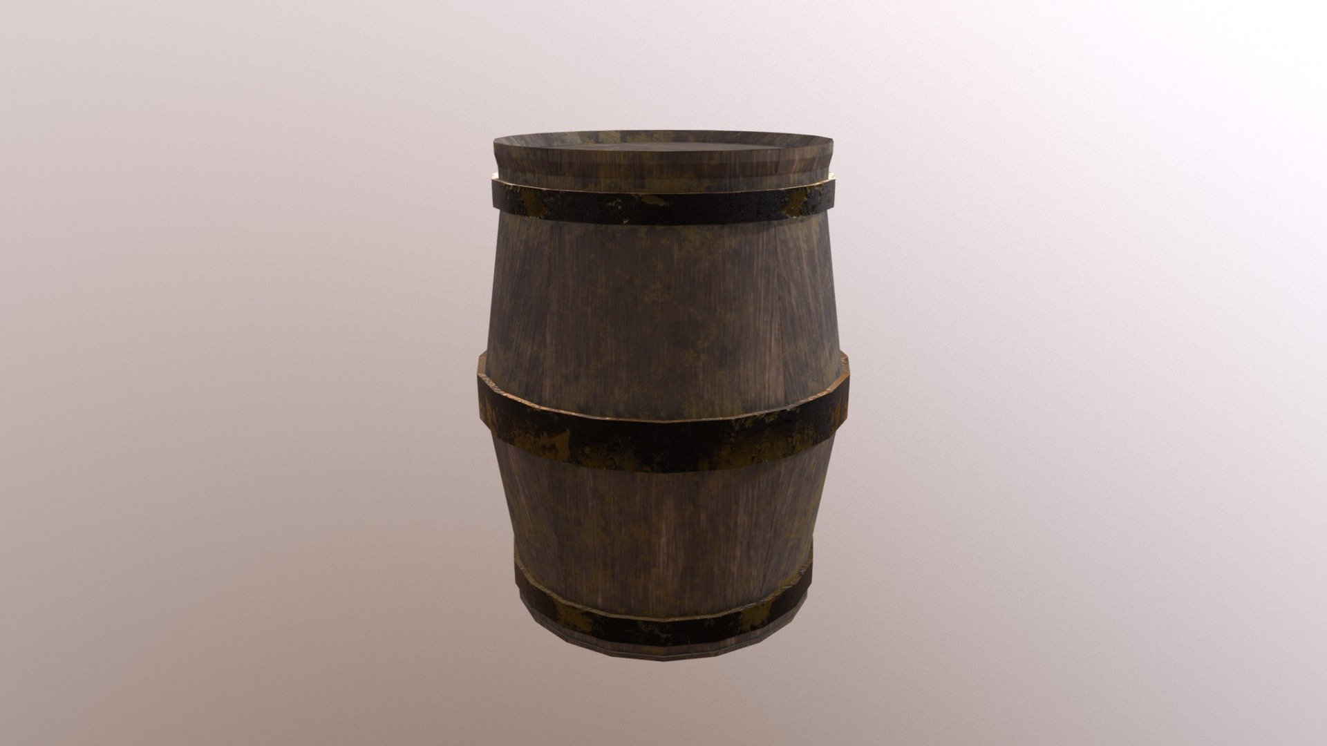 Old Fashion Barrel - 3D model by Scott Oswell (@T3MP3ST) [1a3385d ...