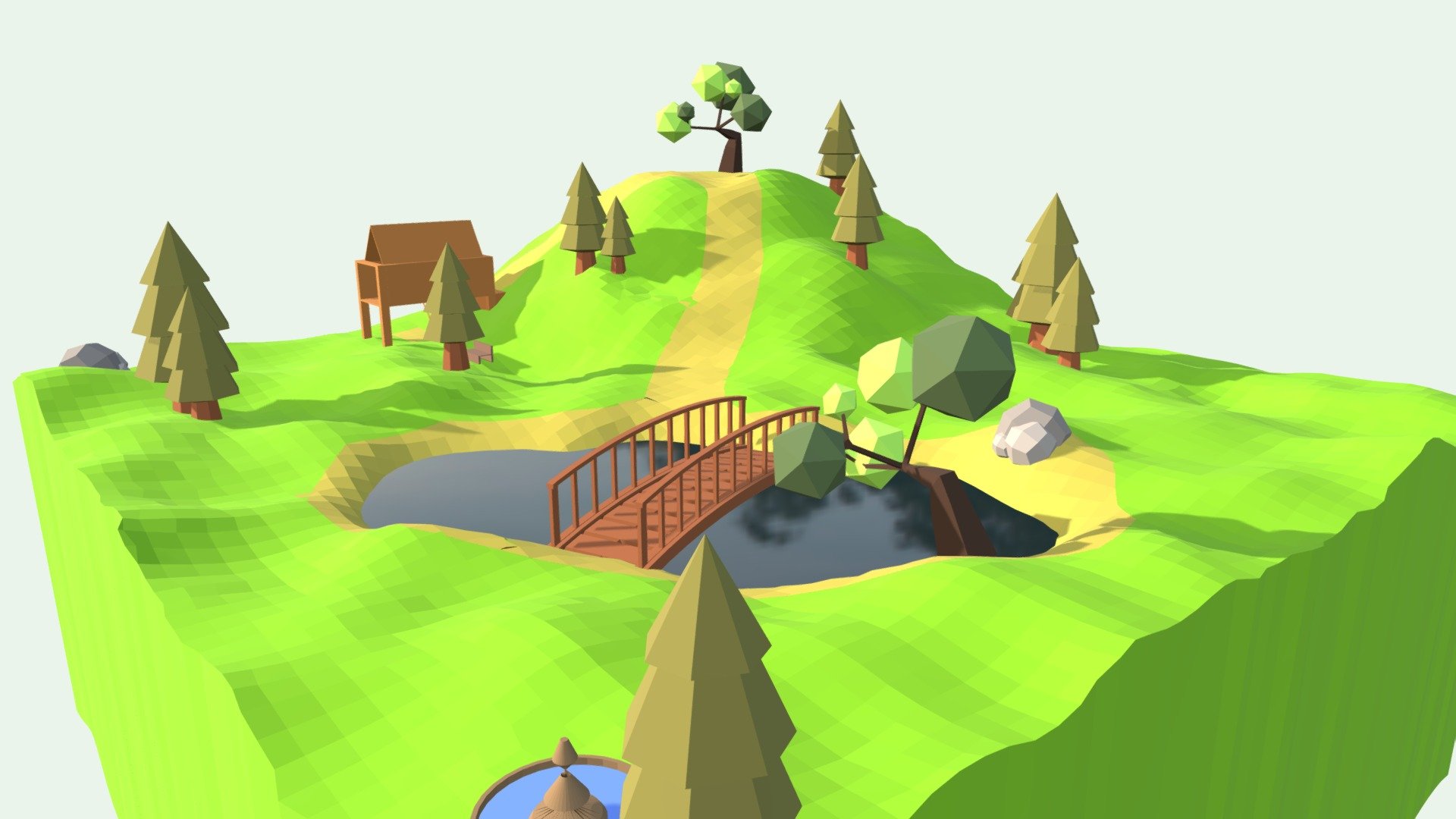 PAYSAGE - 3D model by LeGuludecTadeo [1a349b5] - Sketchfab