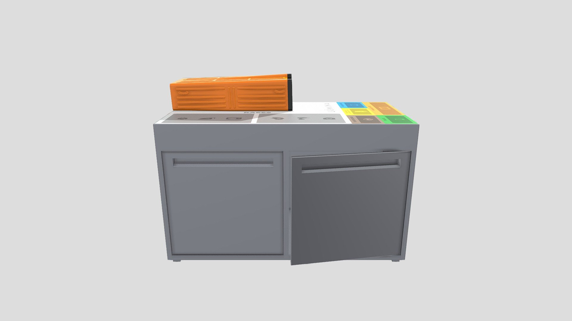 CONTENEDOR - 3D model by jsaldar [1a34ab3] - Sketchfab