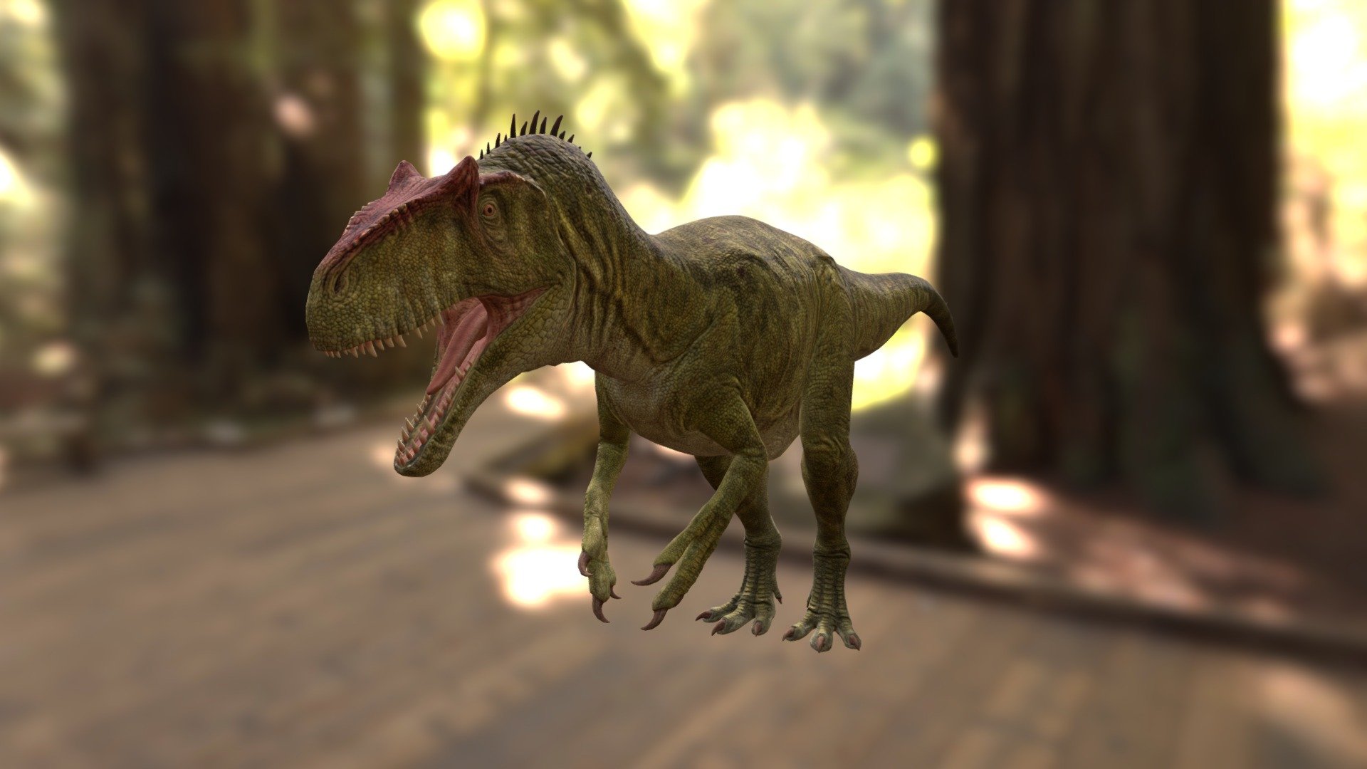Allosaurus - 3D model by beholdmidia [1a38992] - Sketchfab