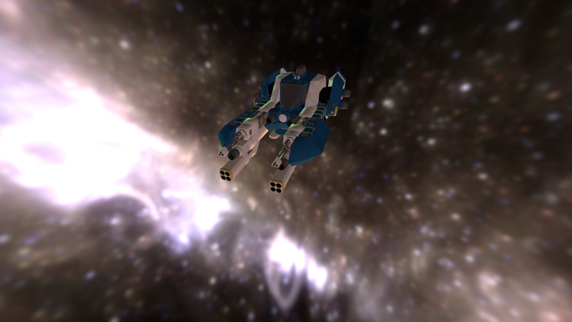 Small Fighter Ship - 3D model by oscarf02 [1a39231] - Sketchfab