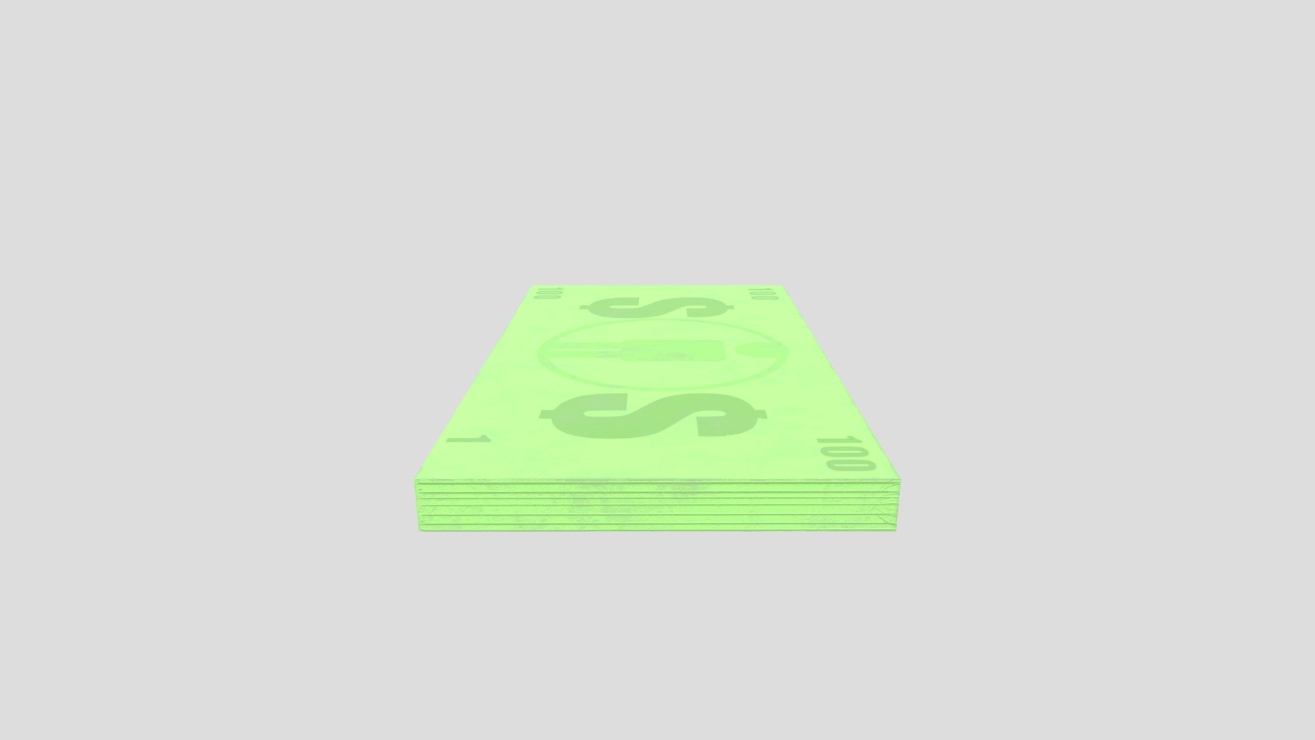 MoneyStack - 3D model by DomBarbuto518 [1a39e42] - Sketchfab