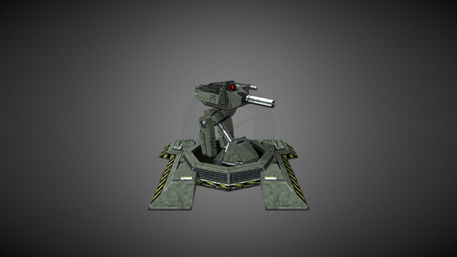 Sentinel Turret - 3D model by nullsoftware [1a3abd5] - Sketchfab