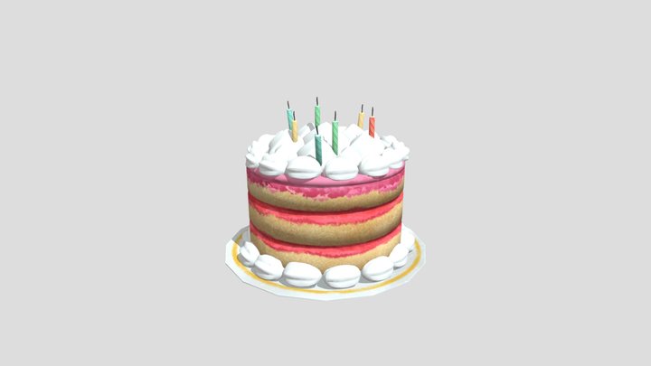 Cake 3D models - Sketchfab