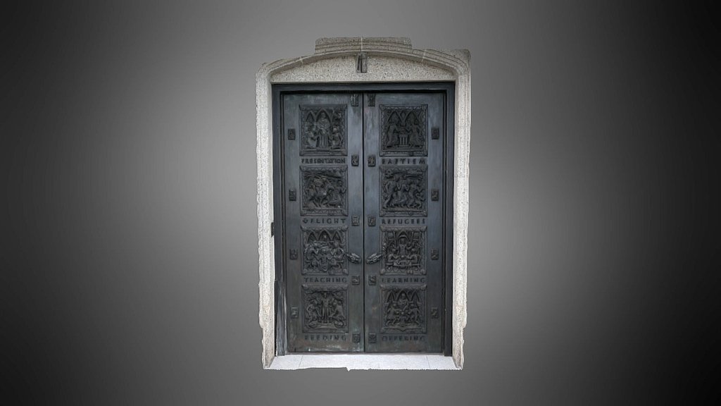Old Testament Children's Doors (Grace Cathedral) - 3D model by arck ...
