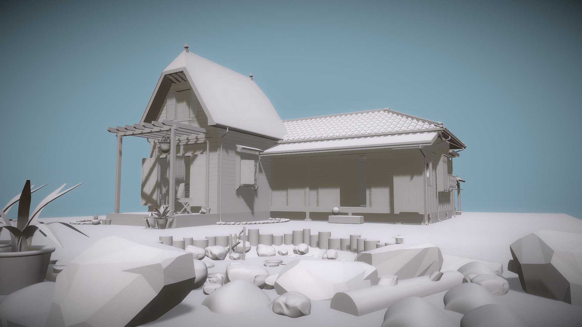 Kusakabe House (My Neighbor Totoro) - Download Free 3D model by scourdx ...
