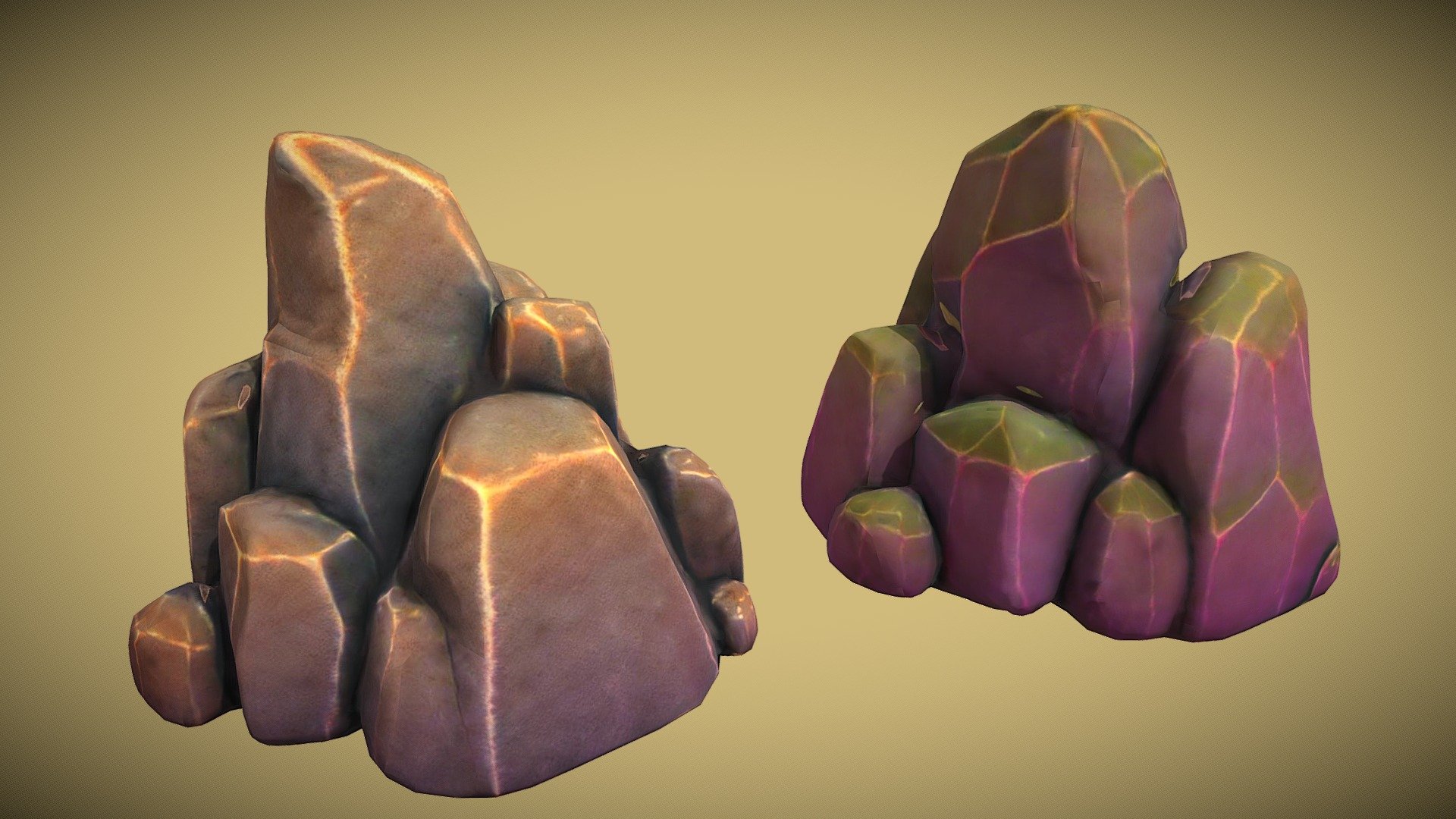Stylized Rocks - Buy Royalty Free 3D model by SAXN [1a3ffc5 ...