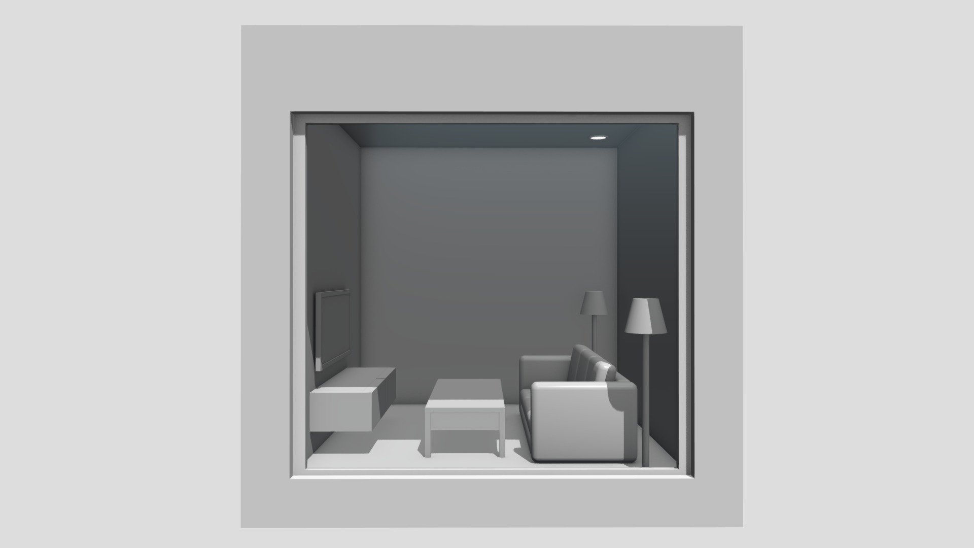 mini room - 3D model by chyi [1a4080b] - Sketchfab