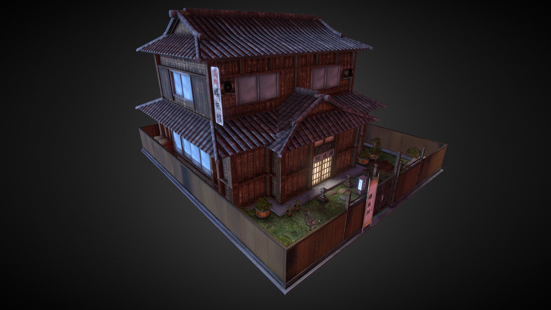 Japanese Style Hotel - Buy Royalty Free 3D model by animod [1a41b07 ...