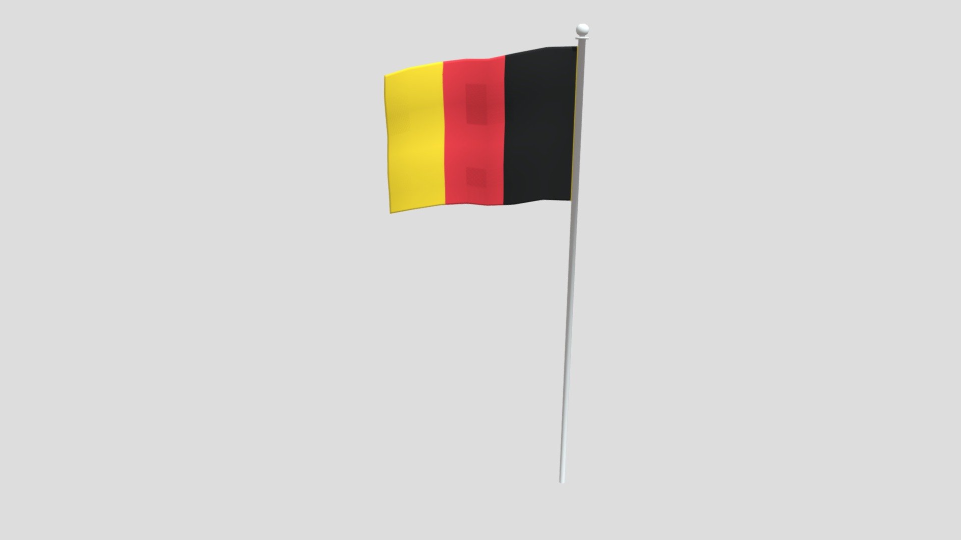 Bandera Bélgica - Download Free 3D model by 3D_UTPL [1a422a0] - Sketchfab