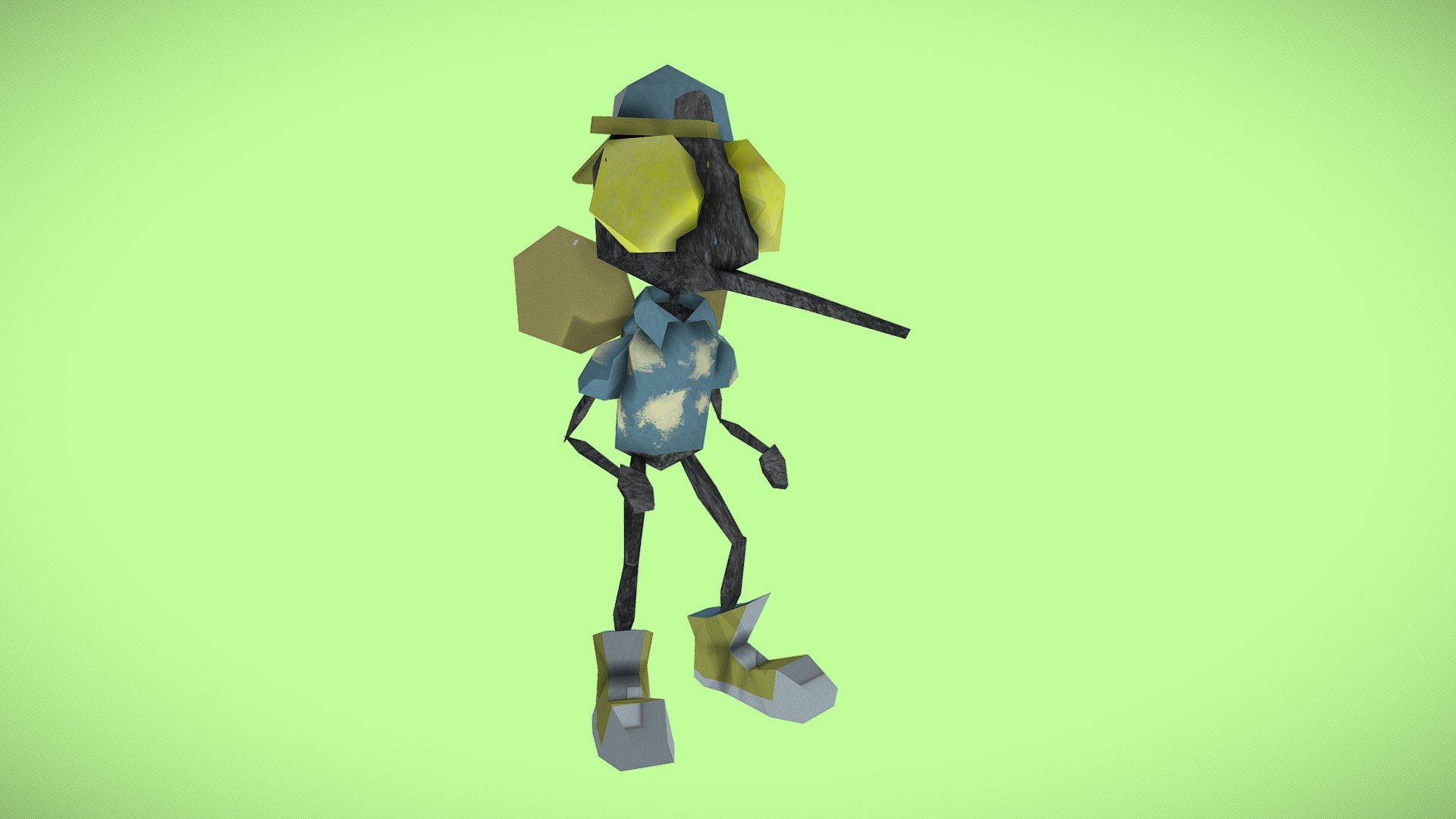 Fly Guy - Download Free 3D model by Dazariath [1a449cc] - Sketchfab
