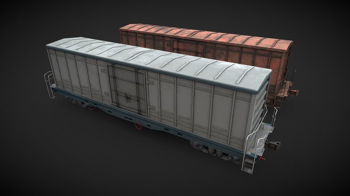Boxcar 3D models - Sketchfab