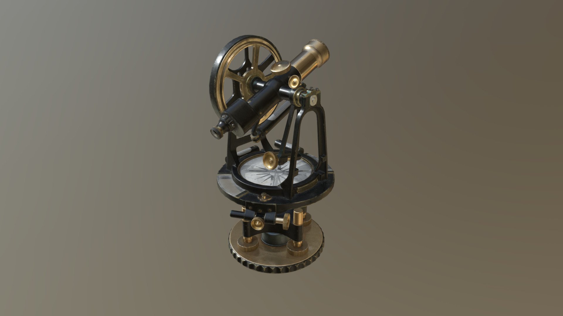 Antique Transit Survey - 3D model by hm979 [1a45cd5] - Sketchfab