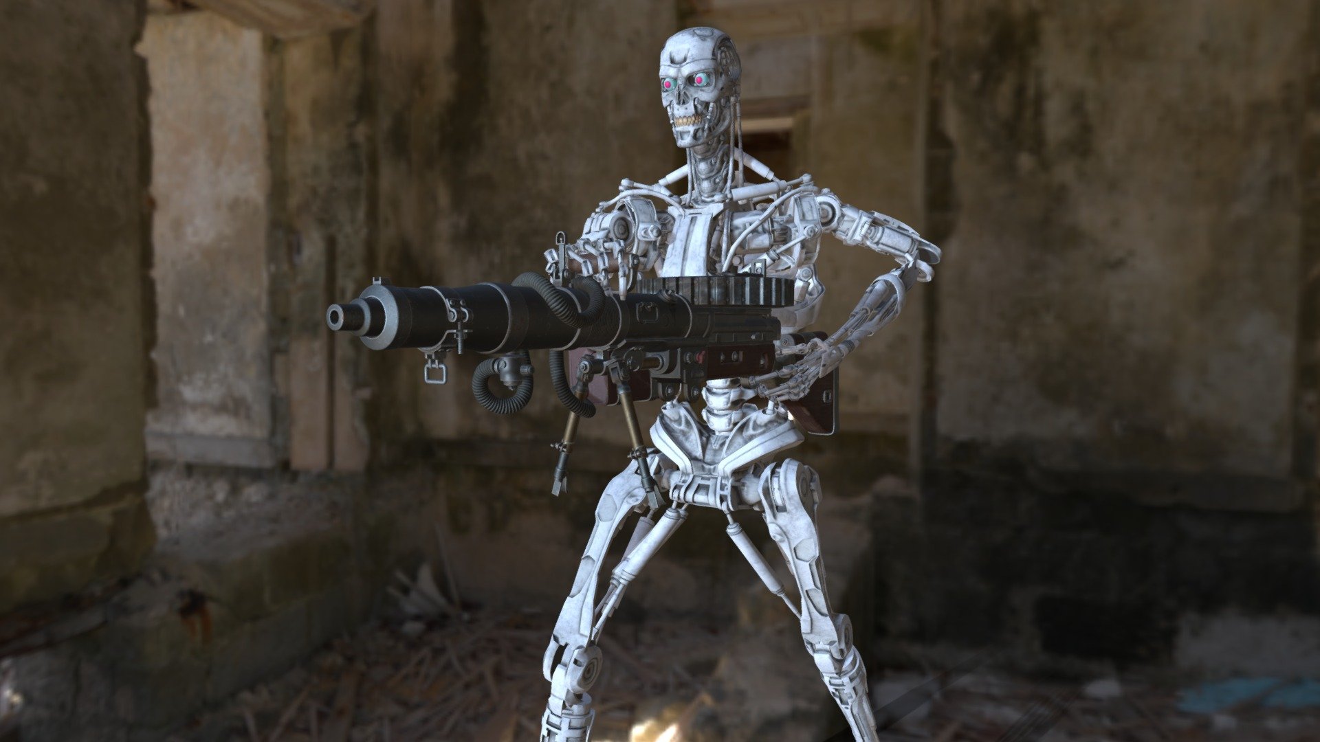 Terminator+lewis-dieselgun - Download Free 3D model by Vasian-Digital3D ...