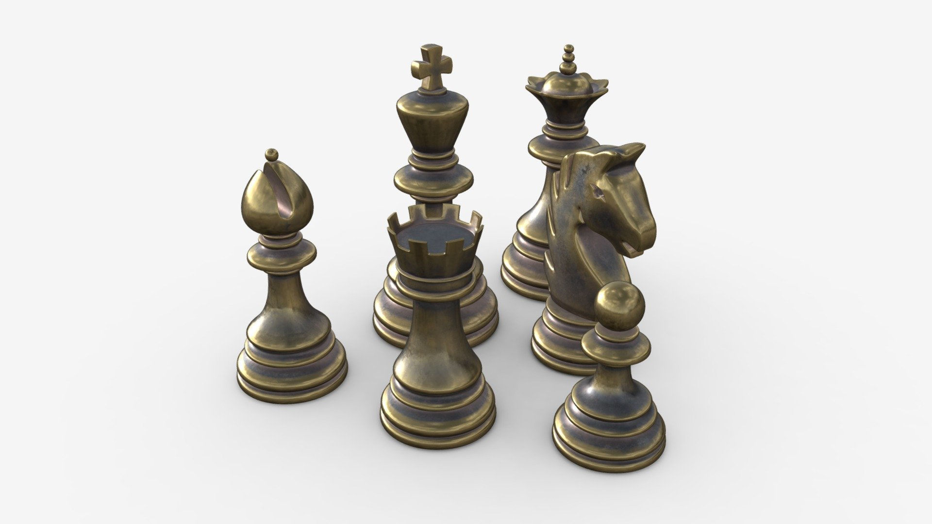Chess pieces - Buy Royalty Free 3D model by HQ3DMOD (@AivisAstics ...
