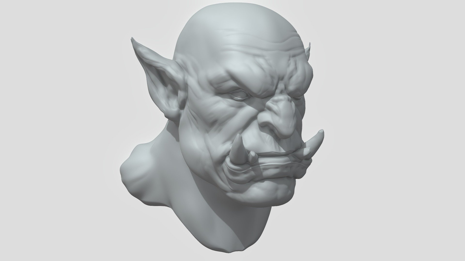 Orc_ Head_2 - Download Free 3D model by DPEZ (@etreumal) [1a47213 ...