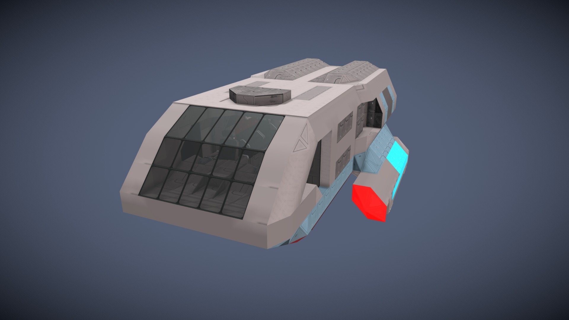 Type-6A Shuttlecraft Coltrane [Star Trek] - Download Free 3D model by ...