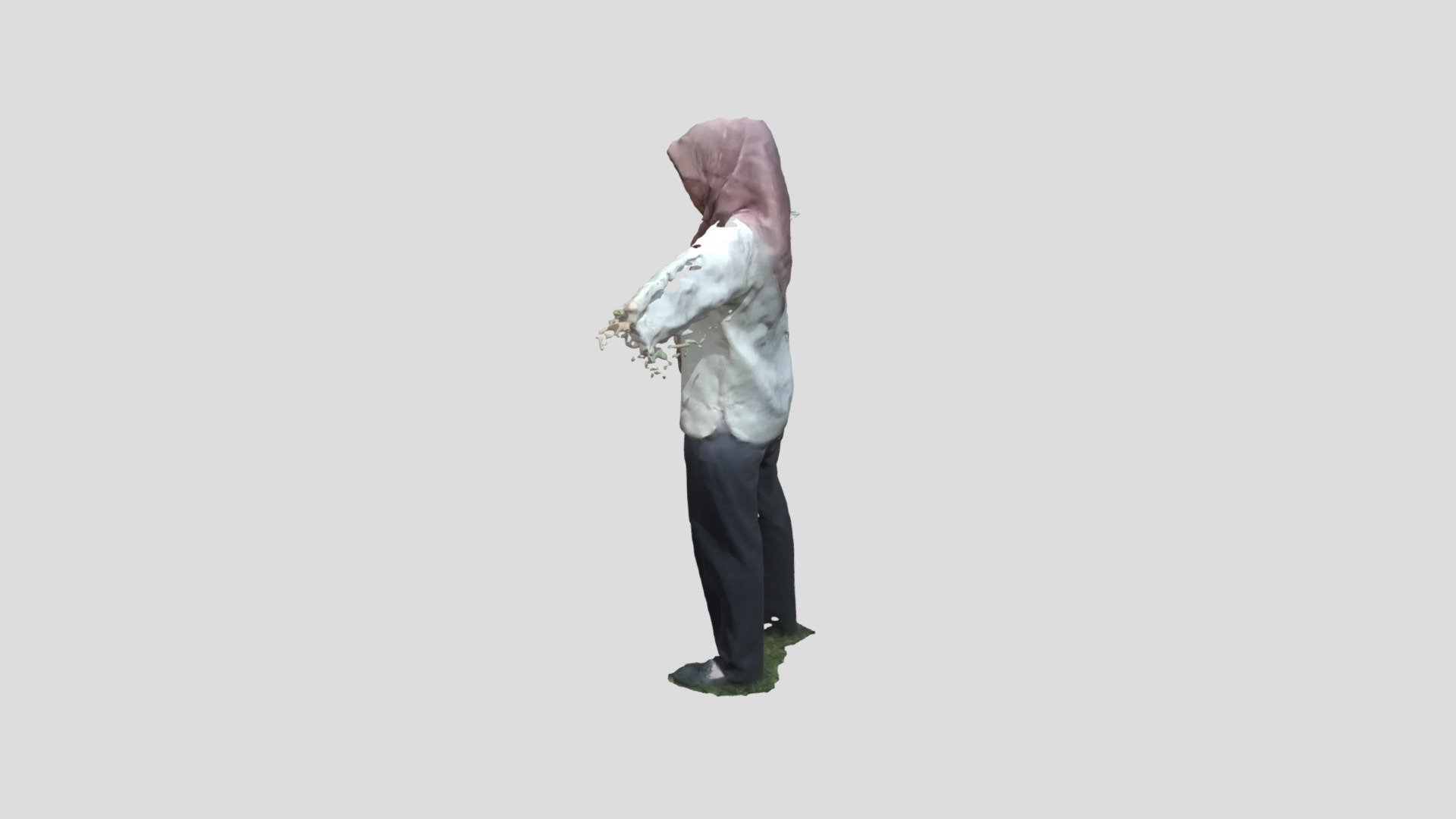 Orang_ Diam_textured_mesh_medpoly_glb - 3D model by enik (@f1092211003 ...