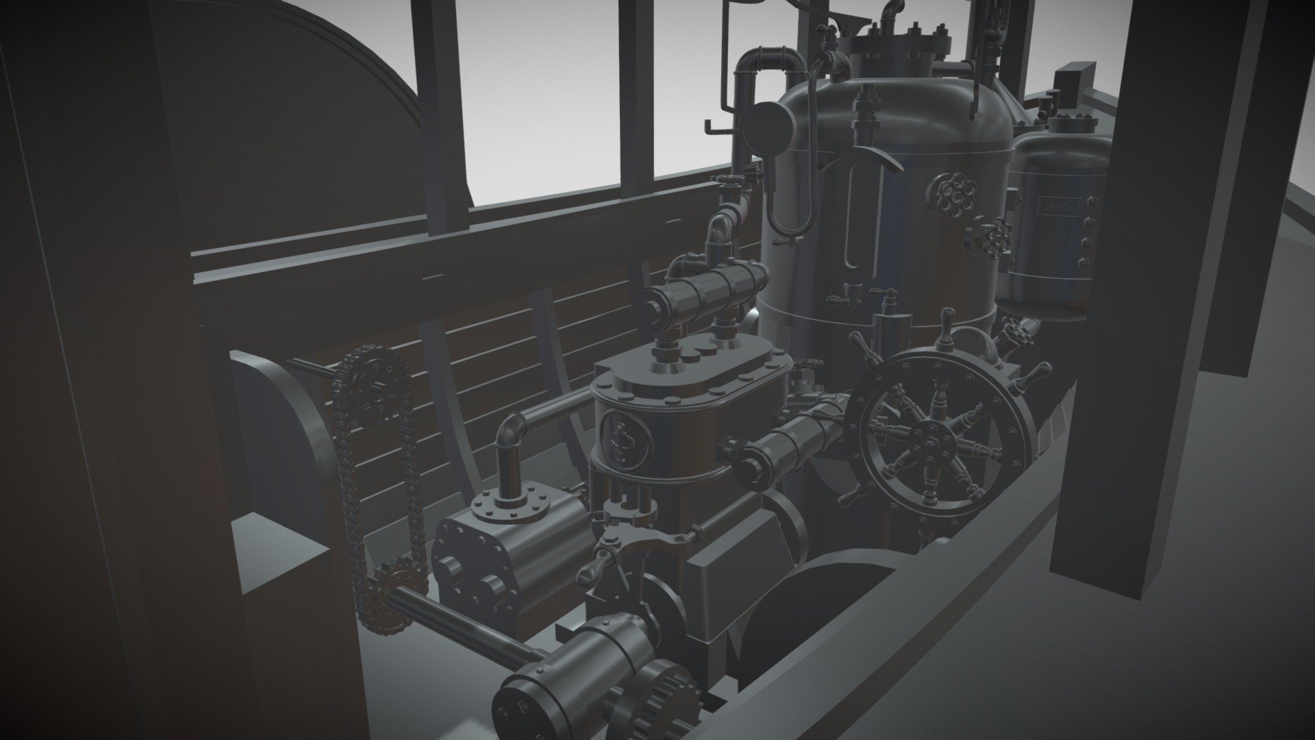 Steam boat - Buy Royalty Free 3D model by ANastasi Nastenko (@Anastenko) [1a4a335] - Sketchfab Store