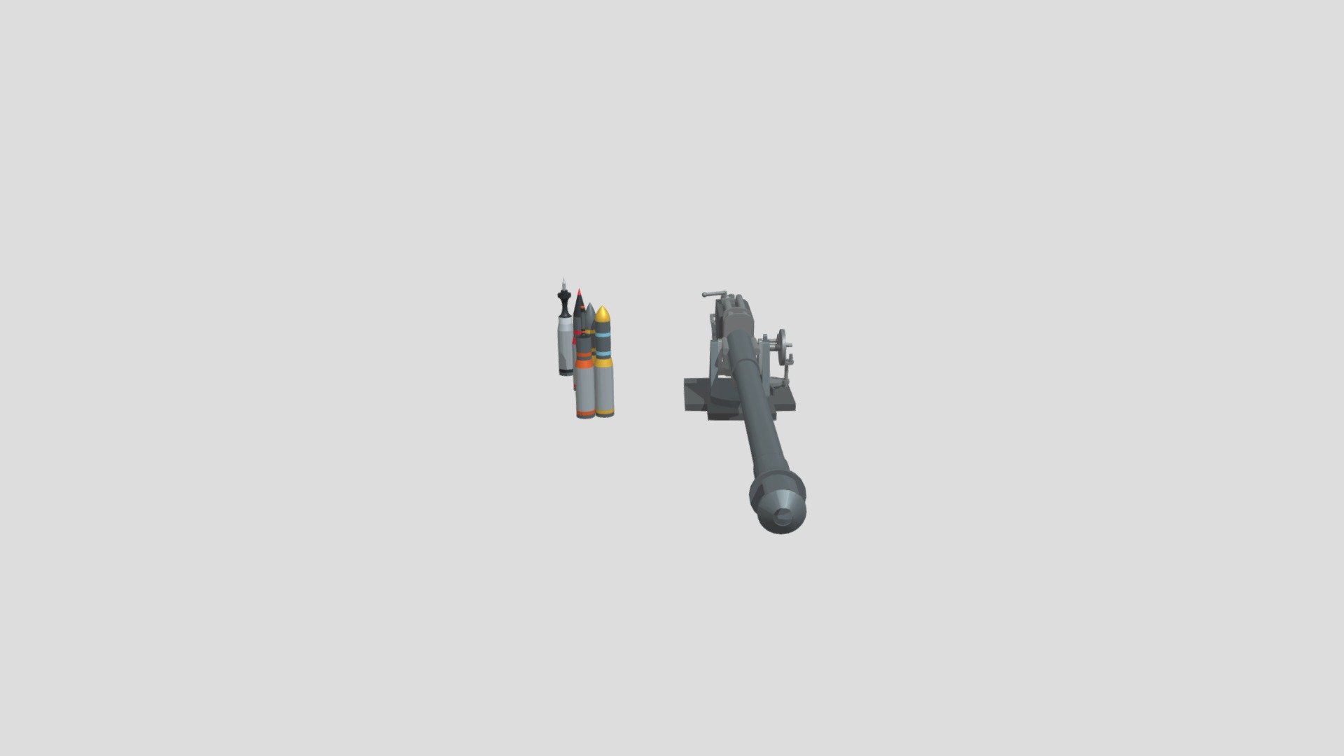 Generic WW2 Gun - Download Free 3D model by miloschnack [1a4a847 ...