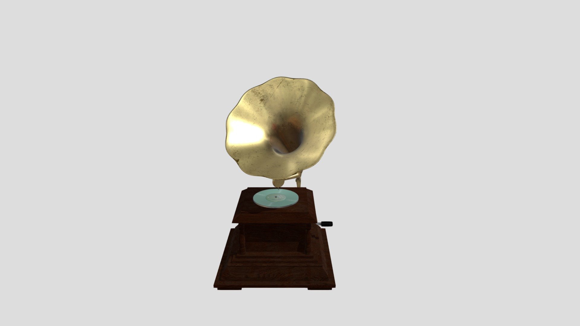 gramophone - 3D model by danimaterial [1a4c273] - Sketchfab