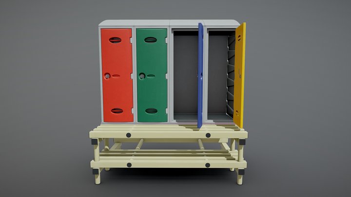 Locker 3D models - Sketchfab