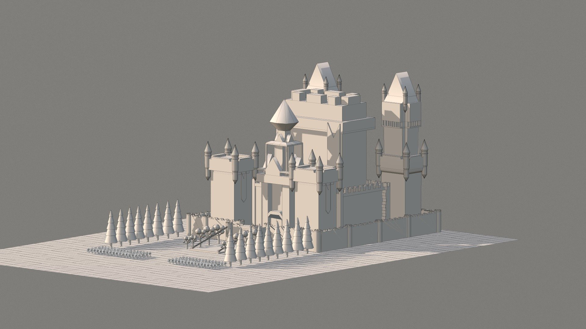 Castillo - 3D model by GruBKiller525 [1a4c372] - Sketchfab