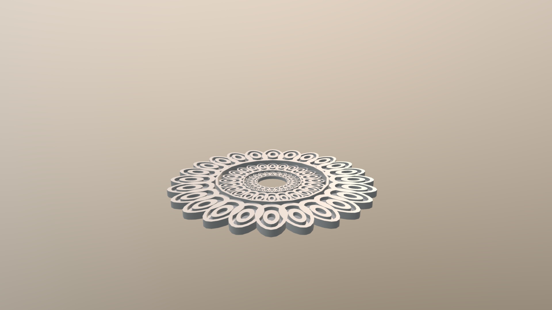 Mandala - 3D model by isarecio [1a4c5f0] - Sketchfab