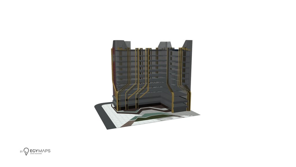 Downtown New Capital Towers - A 3D model collection by Egy-maps - Sketchfab