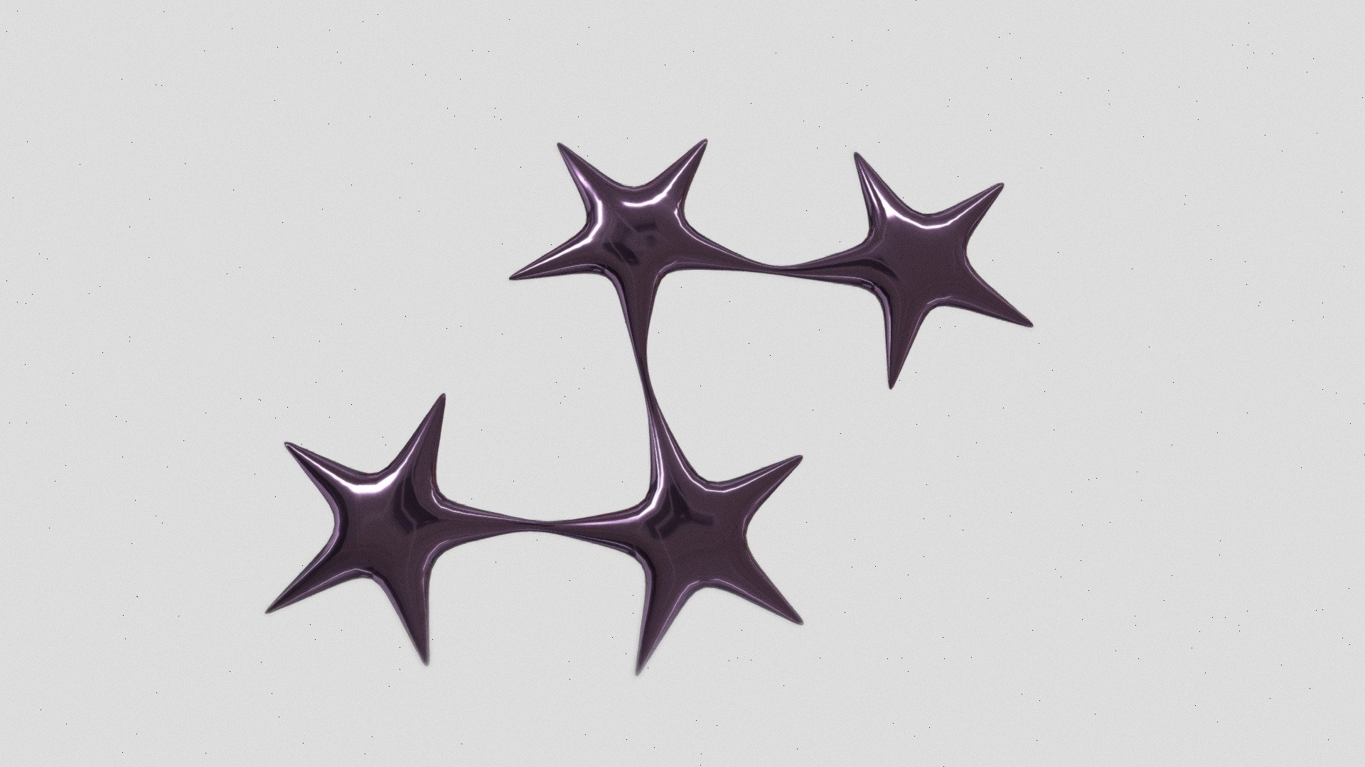 Chromed Stars - Download Free 3D model by plank_de (@plank199) [1a4d432 ...