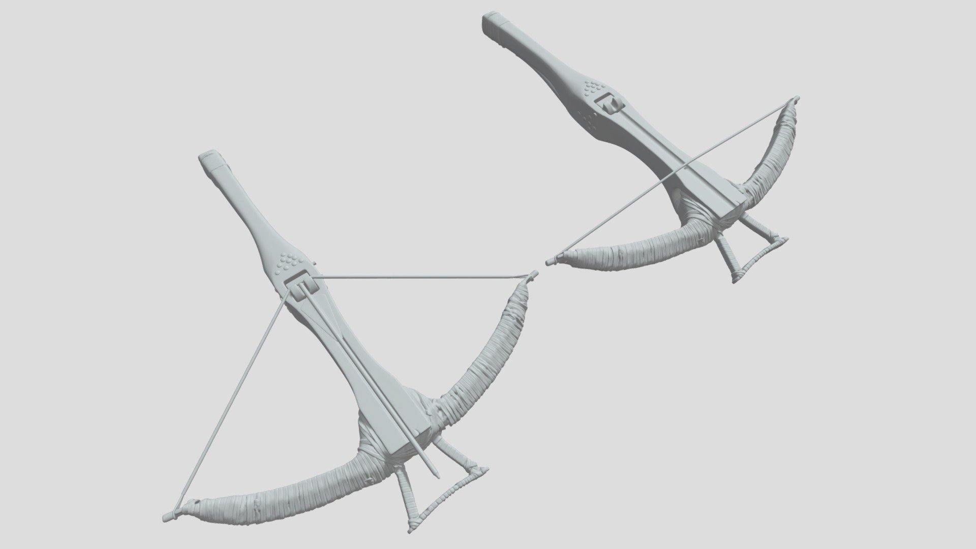 knight crossbow leather straps - Buy Royalty Free 3D model by 3Dlab ...
