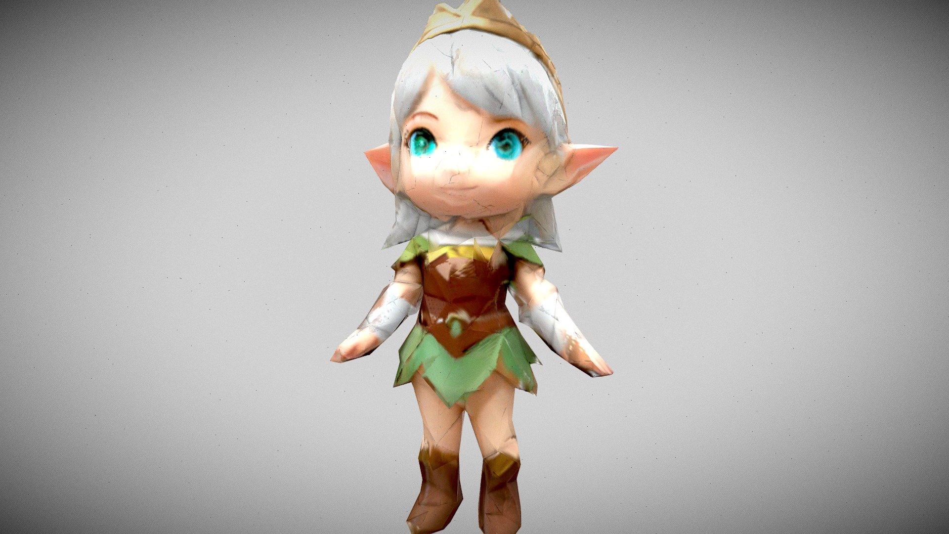 Chibi Elf Princess A - 3D model by odin.assets [1a4e1e1] - Sketchfab