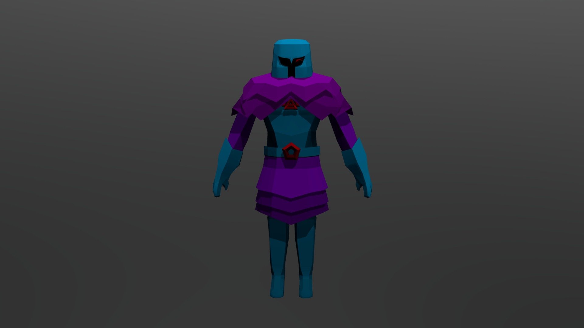 Neon Knight Final - 3D model by luke Roche (@lukeRoche) [1a4e436 ...