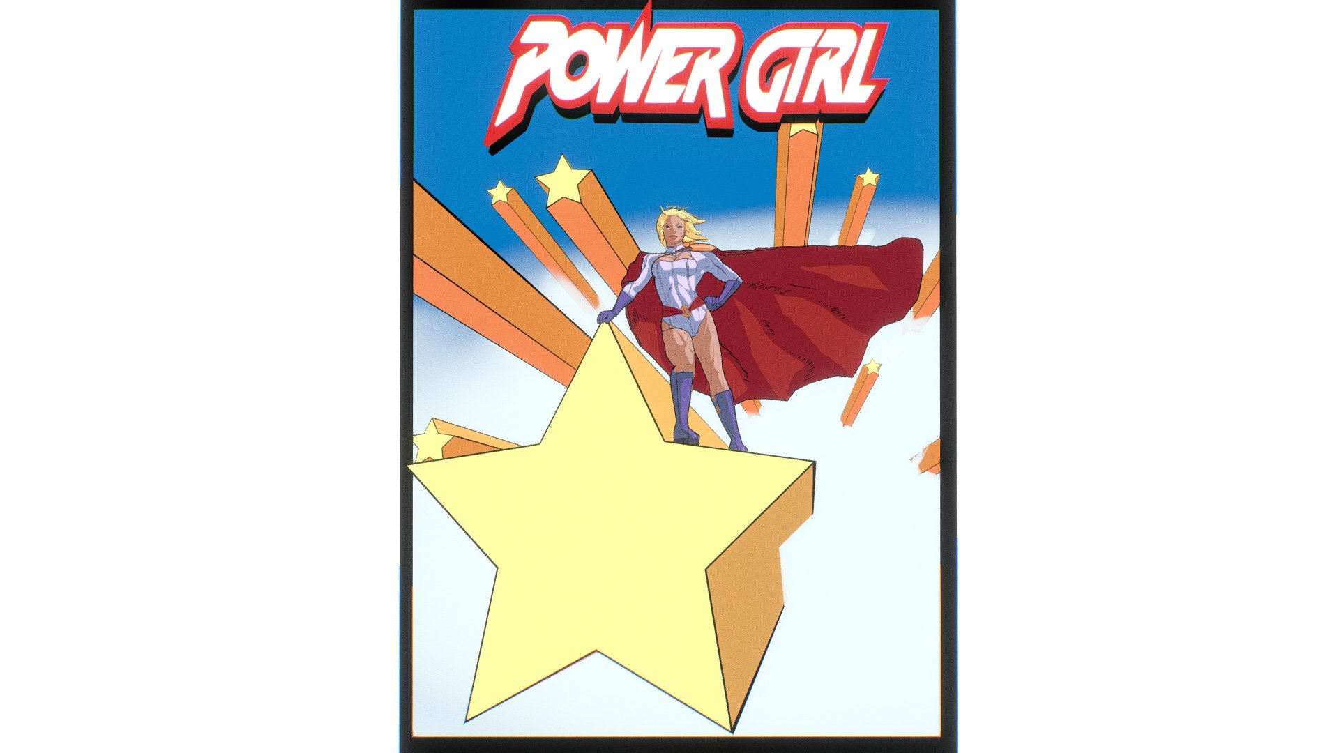Powergirl #1 Cover [Powergirl | DC] - Buy Royalty Free 3D model by The ...
