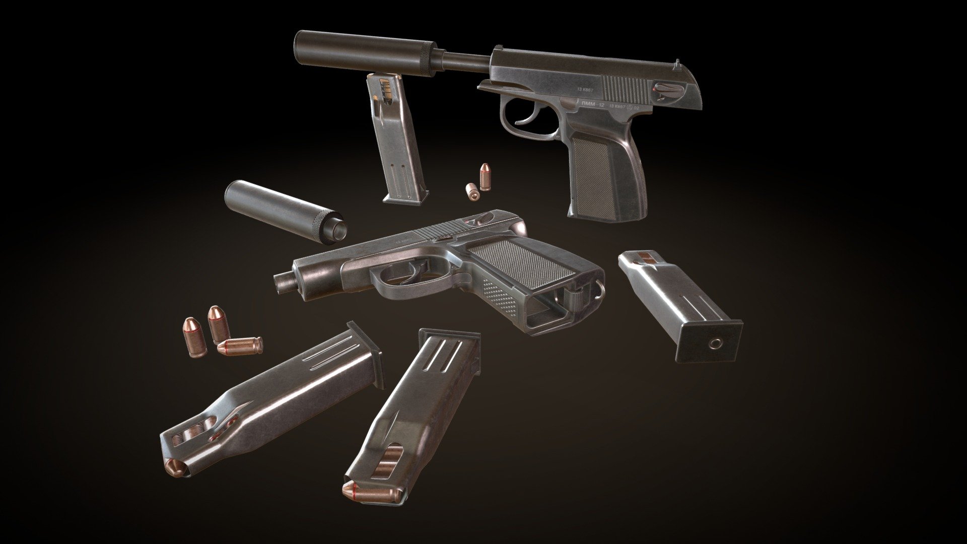 PMM-12 - 3D model by Ilya Palkhouski (@ilyapalkhouski) [1a4f595 ...