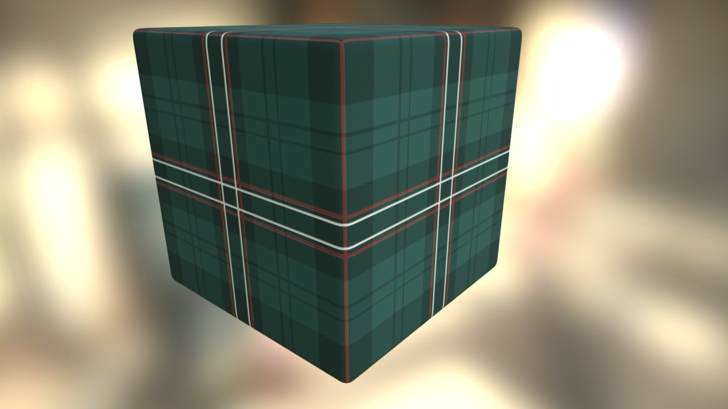 Tartan Fabric Material - 3D model by dovalization [1a5085a] - Sketchfab