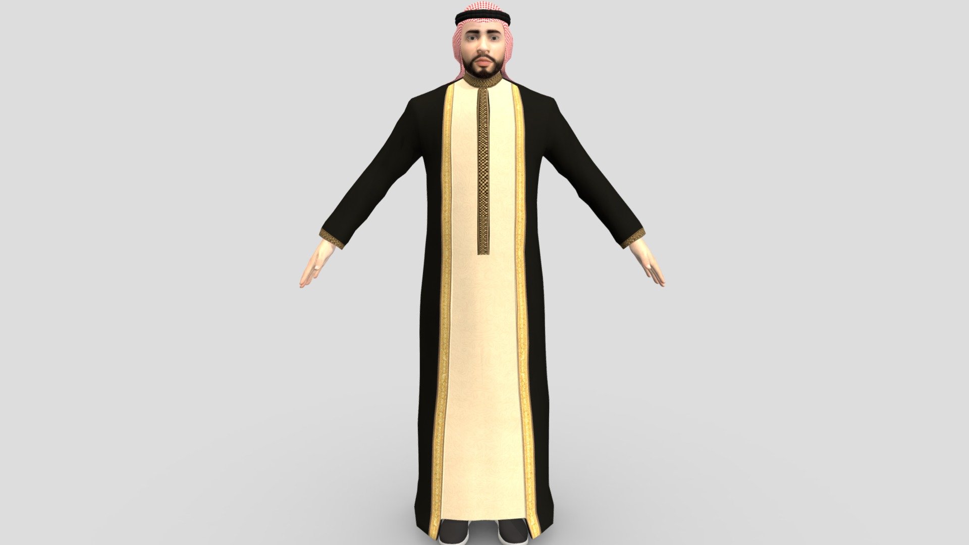 Emirati Man - Buy Royalty Free 3D model by GK Arts (@gkarts) [1a50a19 ...