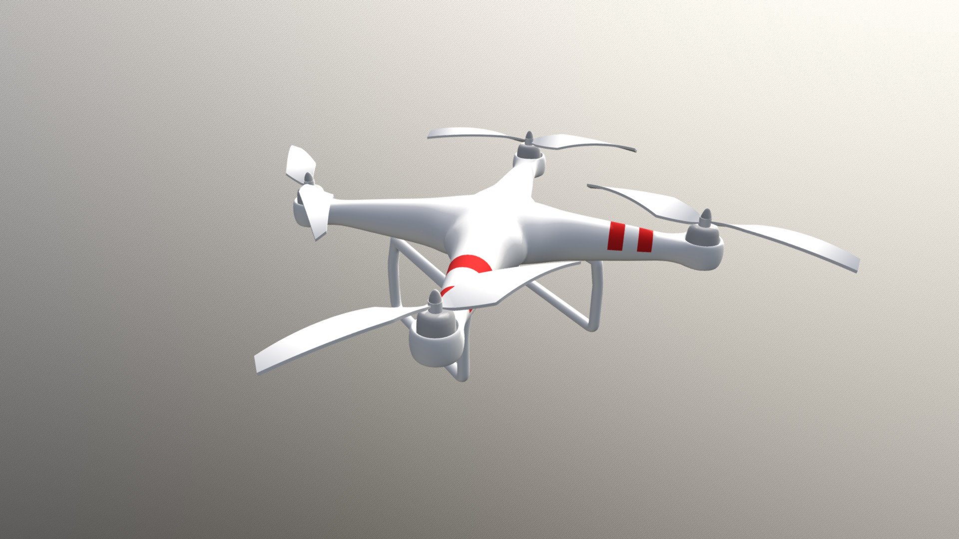 Drone phantom 2 - 3D model by Yiphone [1a5149c] - Sketchfab