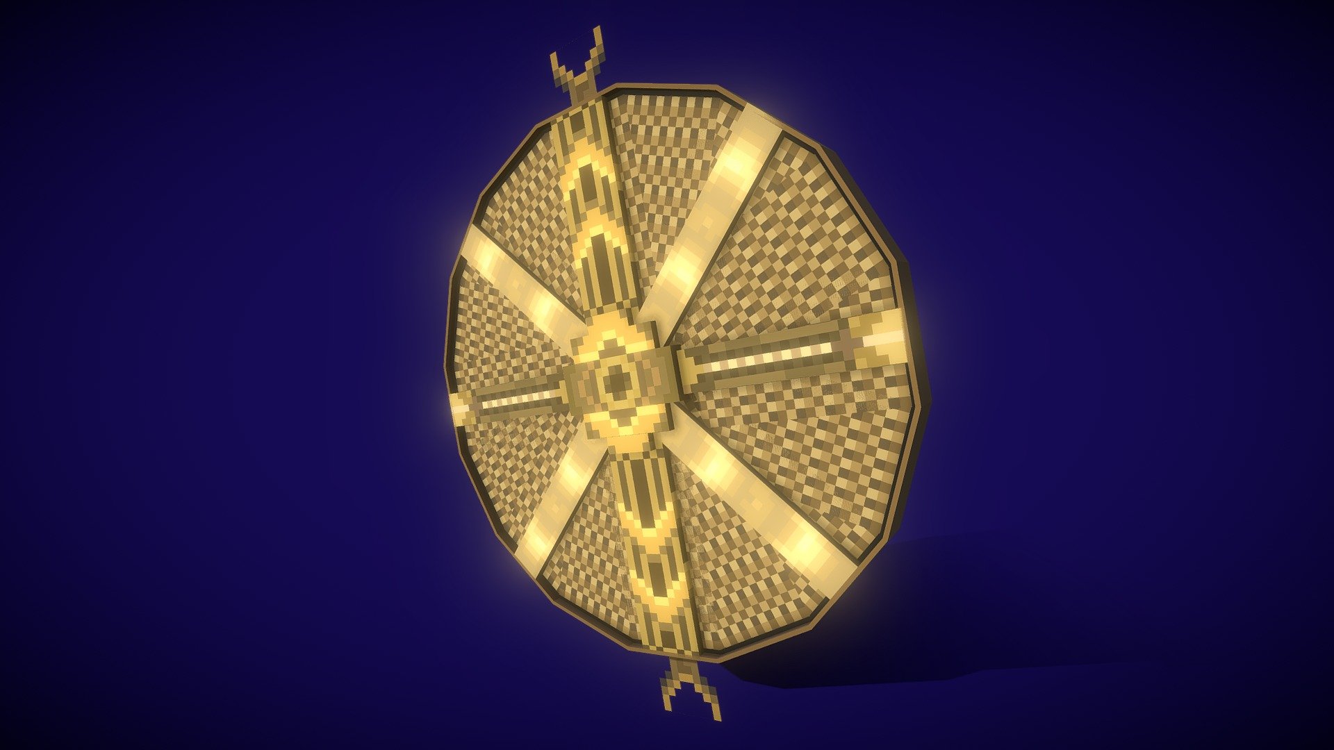 God of War Low-poly Guardian Shield - 3D model by szombie_ (@szombie ...