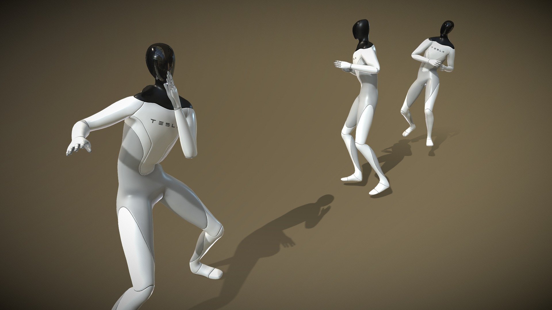Tesla bot animation fighters - Buy Royalty Free 3D model by omg3d ...