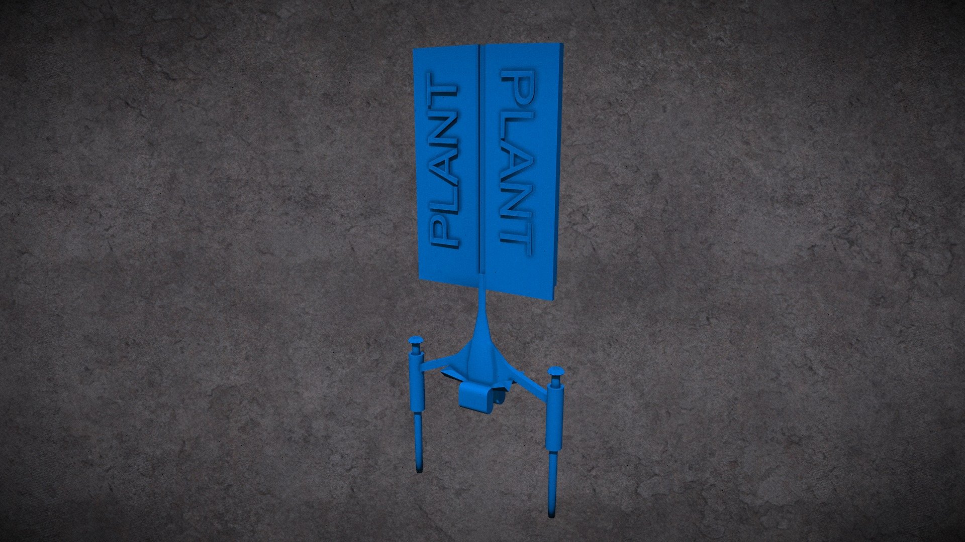 Plant Sign, 3D Printable - By Velivian Fesothe - 3D model by Velivian ...