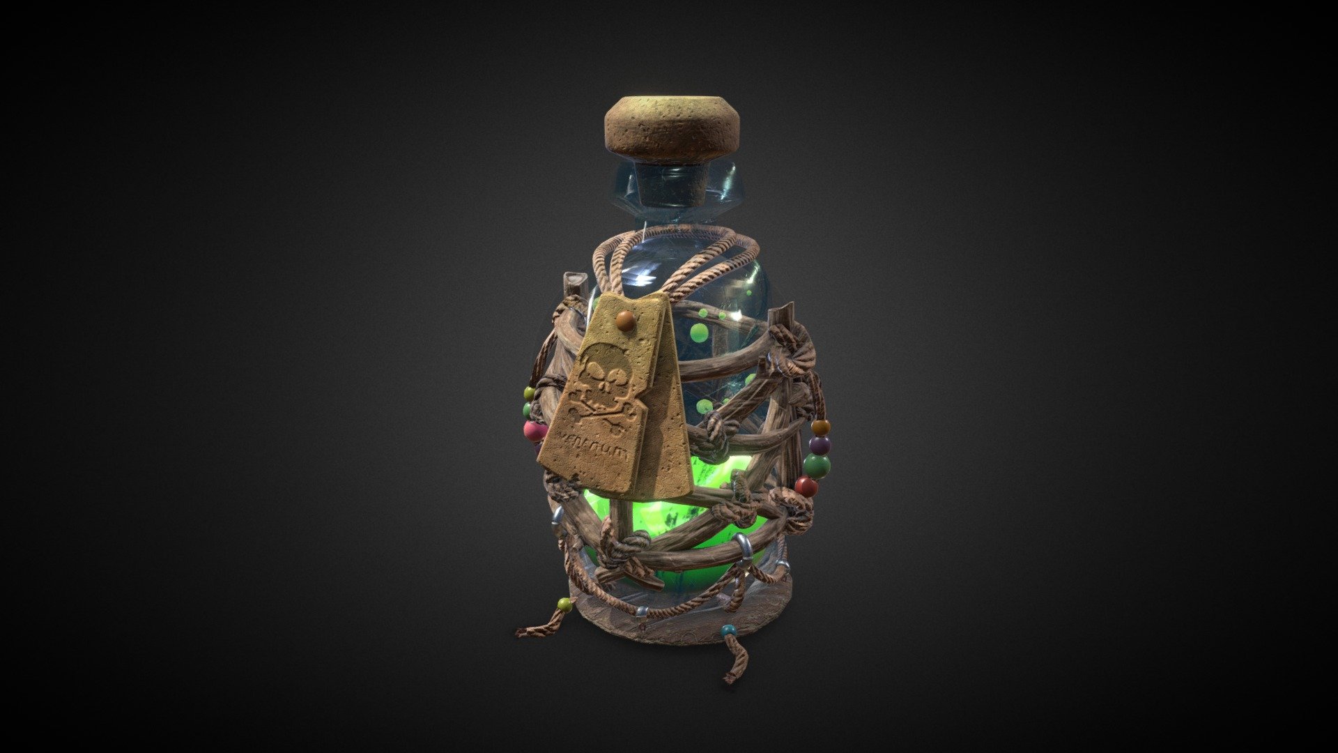 Poison_Flask - 3D model by LiuChaofan [1a593fc] - Sketchfab