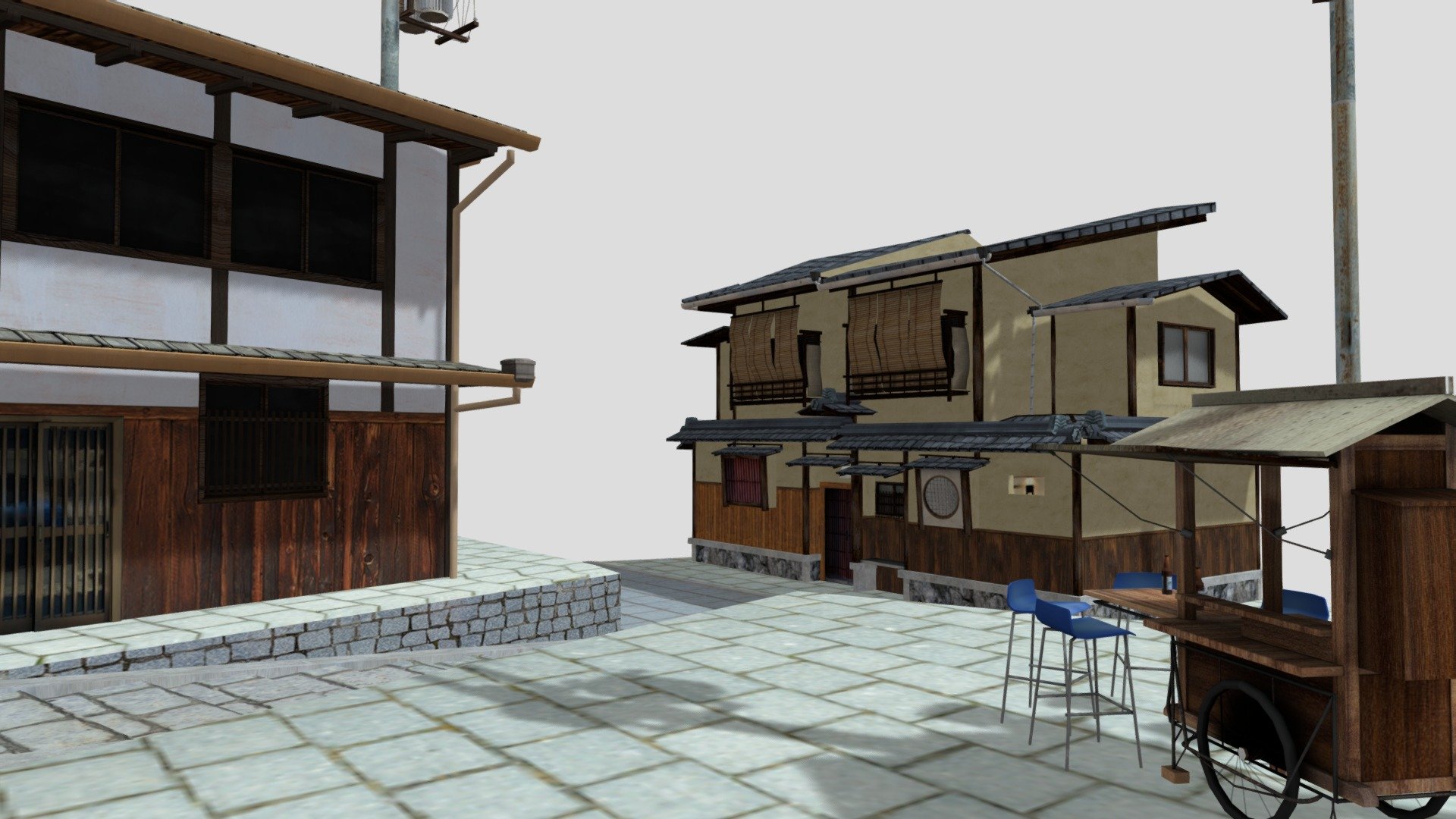 1DAE07 Scheurkogel Jordan City Scene - Kyoto - 3D model by Jordan ...